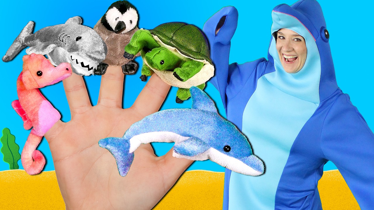 Sea Animals Finger Family Songs For Kids YouTube Sea Animals Finger Family Songs For Kids YouTube