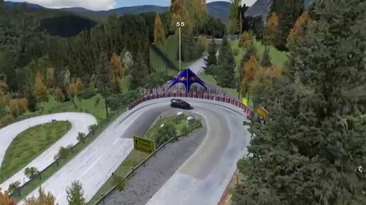 rFactor Ford Fiesta ST Rallycross 600 Ps @ Rally Slovenia WP2 - YouTube