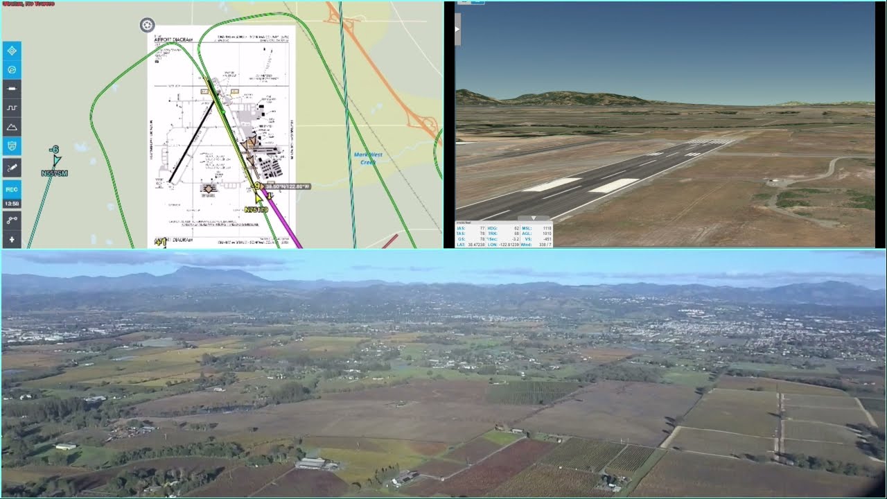KSTS Pattern Work with ATC Audio - YouTube