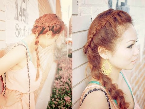 Hair Tutorial: Trendy Retro Braids - YouTube