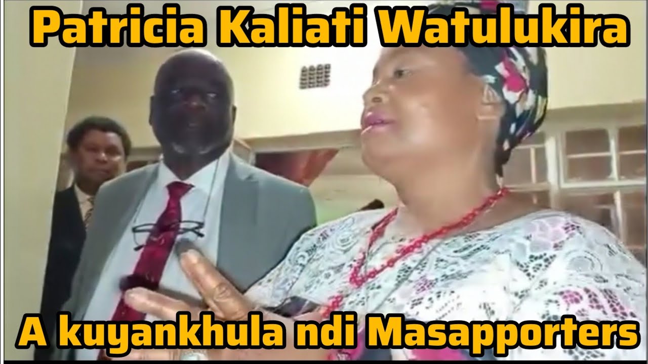 Mai Patricia Kaliati Kuyankhula ndi anthu after kutuluka mchitolokosi ...