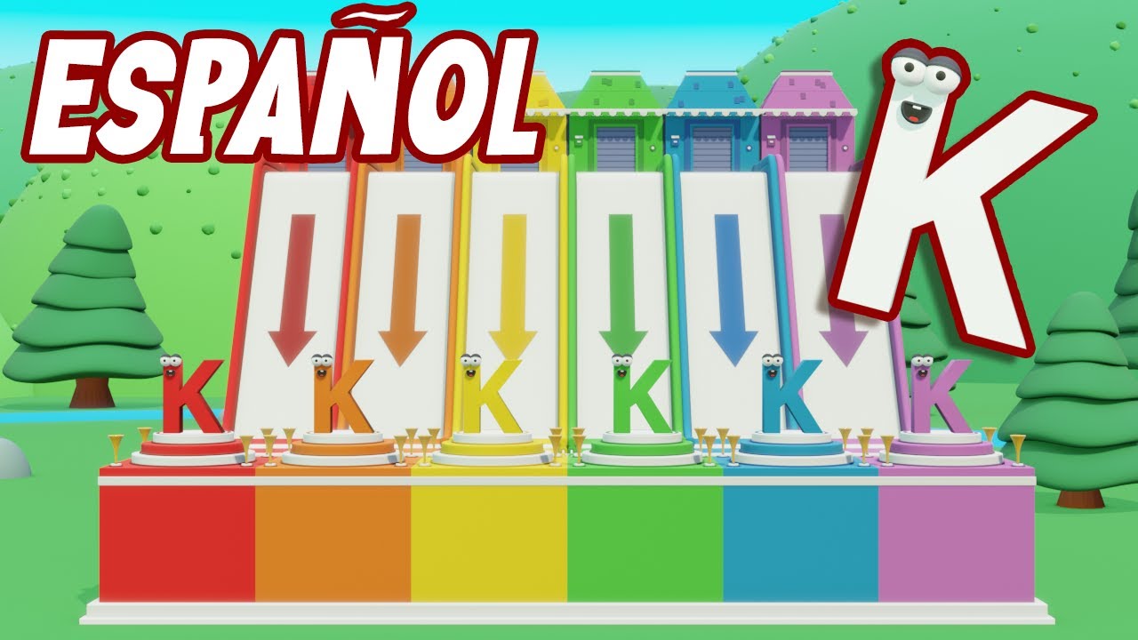 Aprende los colores con la letra K - YouTube