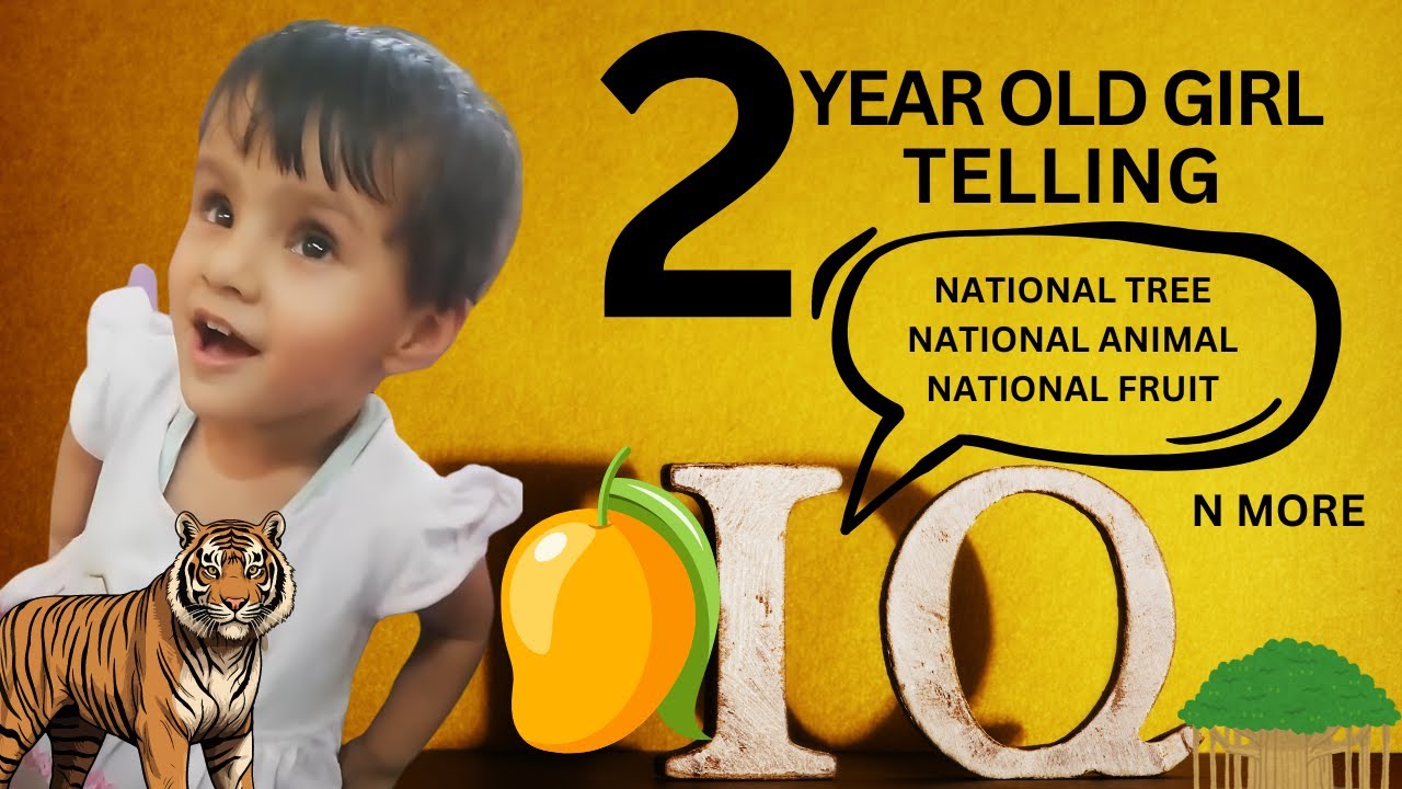 2-Year-Old Parmi Teaches India's National Symbols | National Tree ...