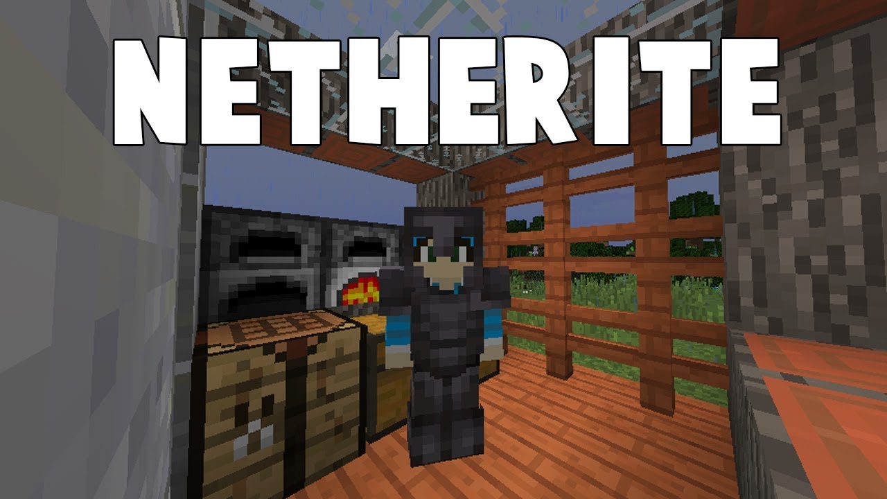 MINECRAFT NETHERITE | ARMADURA Y HERRAMIENTAS DE NETHERITE - YouTube