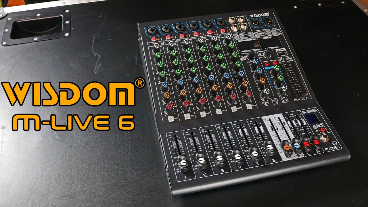 Review Mixer WISDOM M LIVE 6 - YouTube