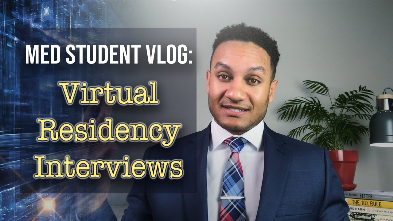 4th Year Medical Student Vlog | VIRTUAL RESIDENCY INTERVIEWS - YouTube