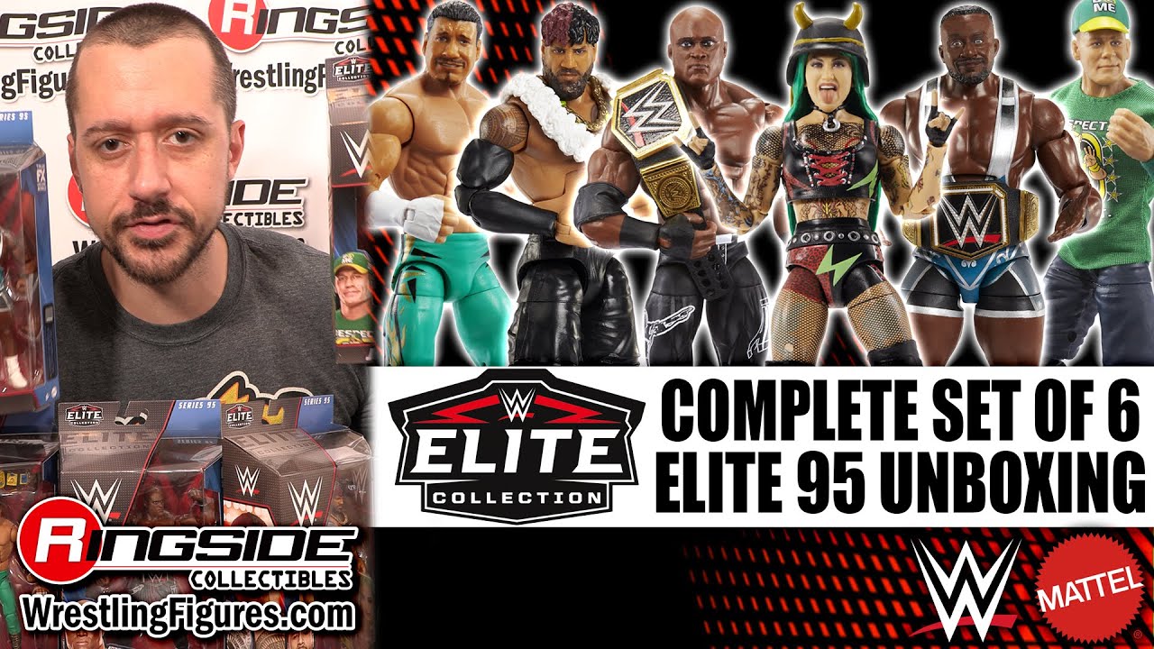 Ringside Collectibles Unboxing: Mattel WWE Elite 95 Full Set of ...