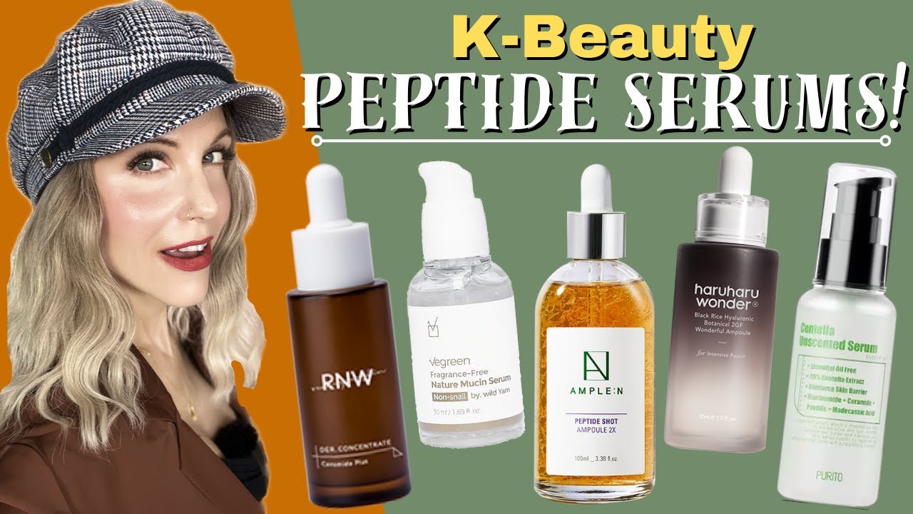K-Beauty PEPTIDE Serums (& the peptides explained!) - YouTube