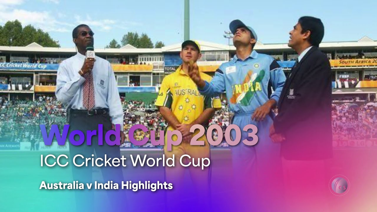 ICC Cricket World Cup 2003 Final Australia v India Highlights - YouTube