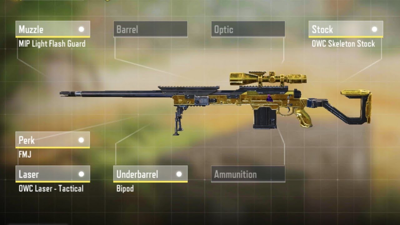 Golden Sniper Gameplay (DL Q33) | Codm - YouTube