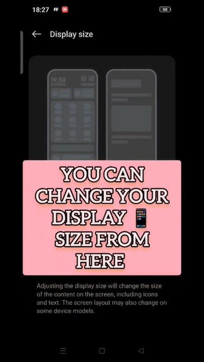 How to Change Display Size in OnePlus | Screen Size kaise change Karen | #oneplus | #shorts ...