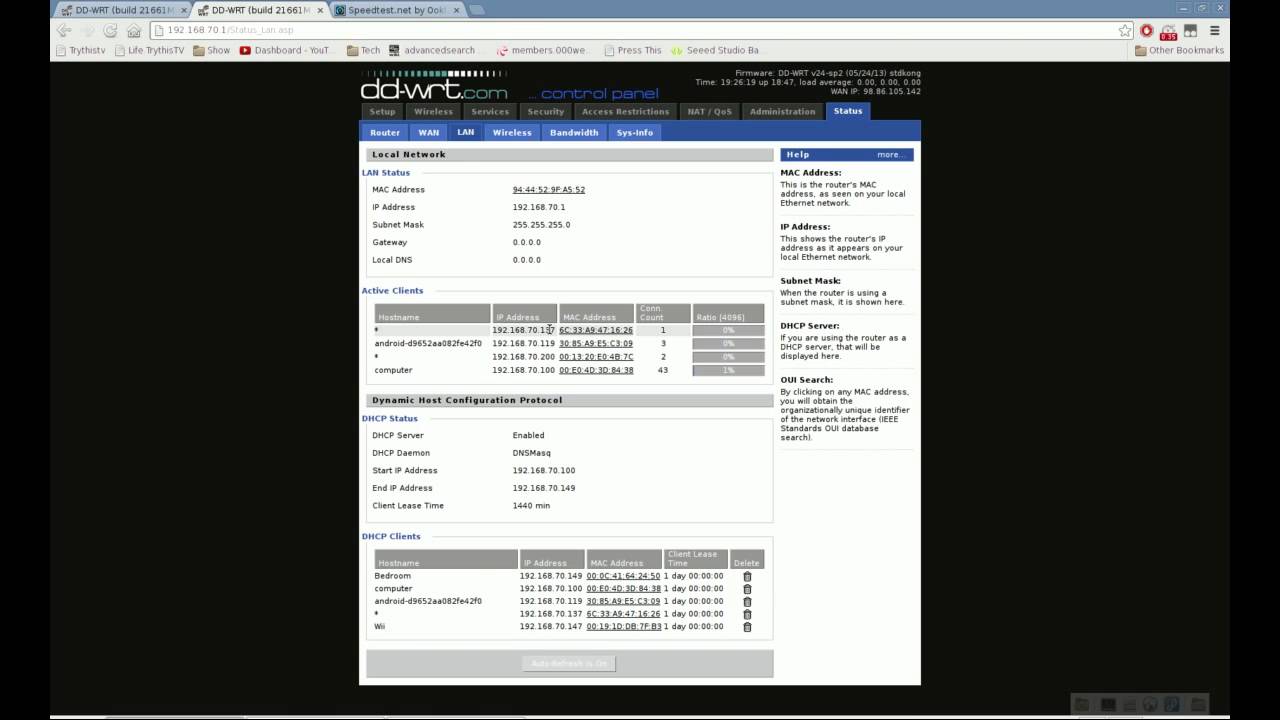 DDWRT: QOS bandwidth prioritizing by device or service. - YouTube