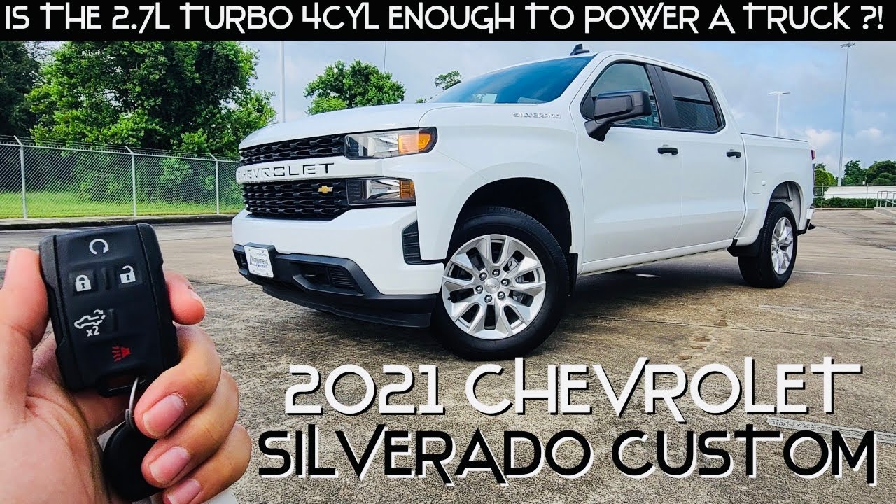 2021 CHEVROLET SILVERADO CUSTOM TURBOCHARGED 4CYL: FULL REVIEW - YouTube
