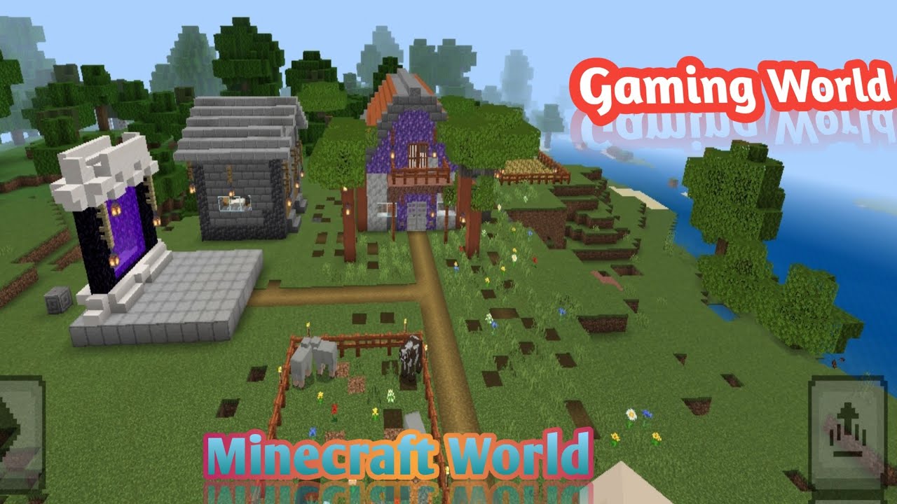 Minecraft World Vist Xp Gold Farm 1#Gaming World 4.6 - YouTube
