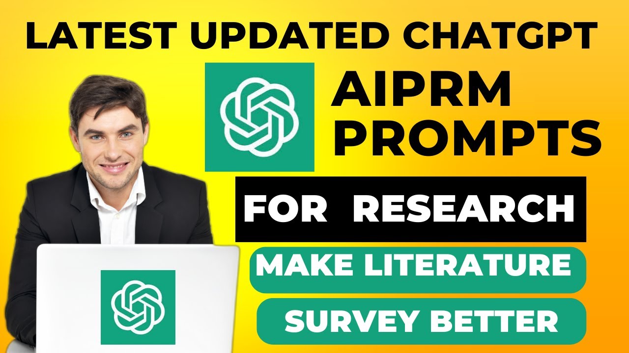 Latest Updated Chatgpt AIPRM Prompts for Research |Make literature ...