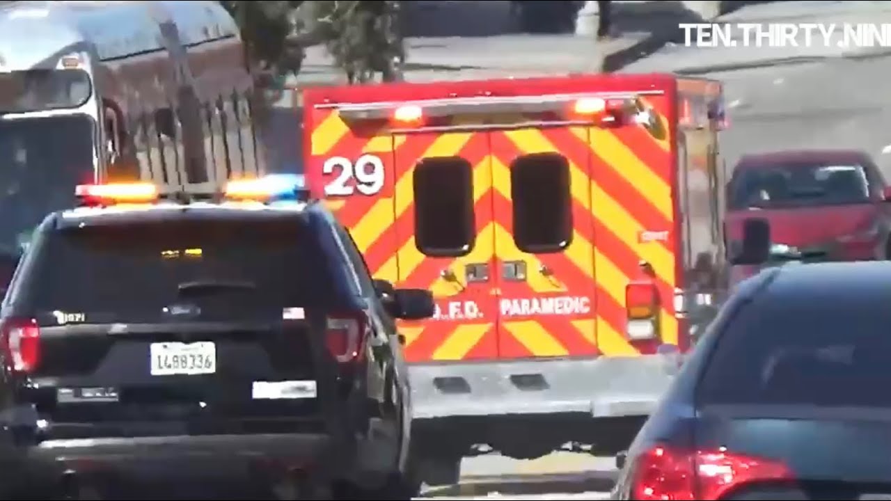 LAFD RESCUE 29 RESPONDING CODE 3 | 03-05-2024 - YouTube
