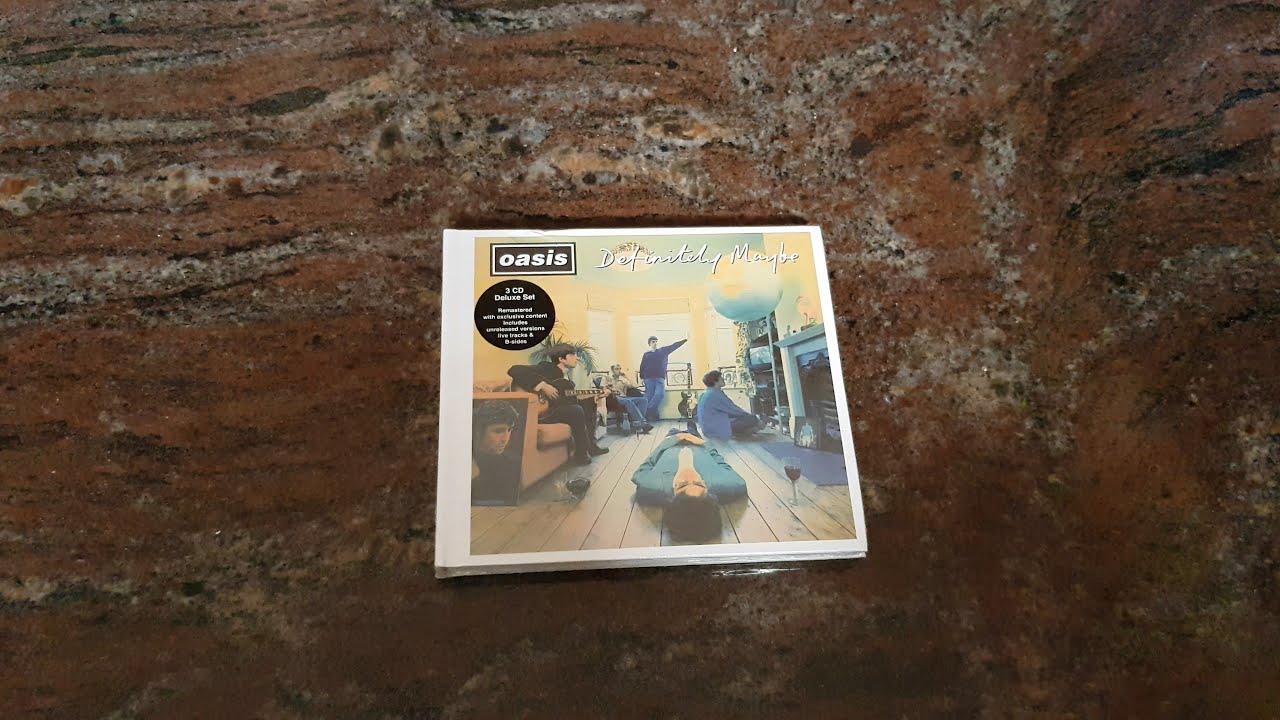 Definitely Maybe Oasis Remastered 3 CD Deluxe Edition (2014) Unboxing ...