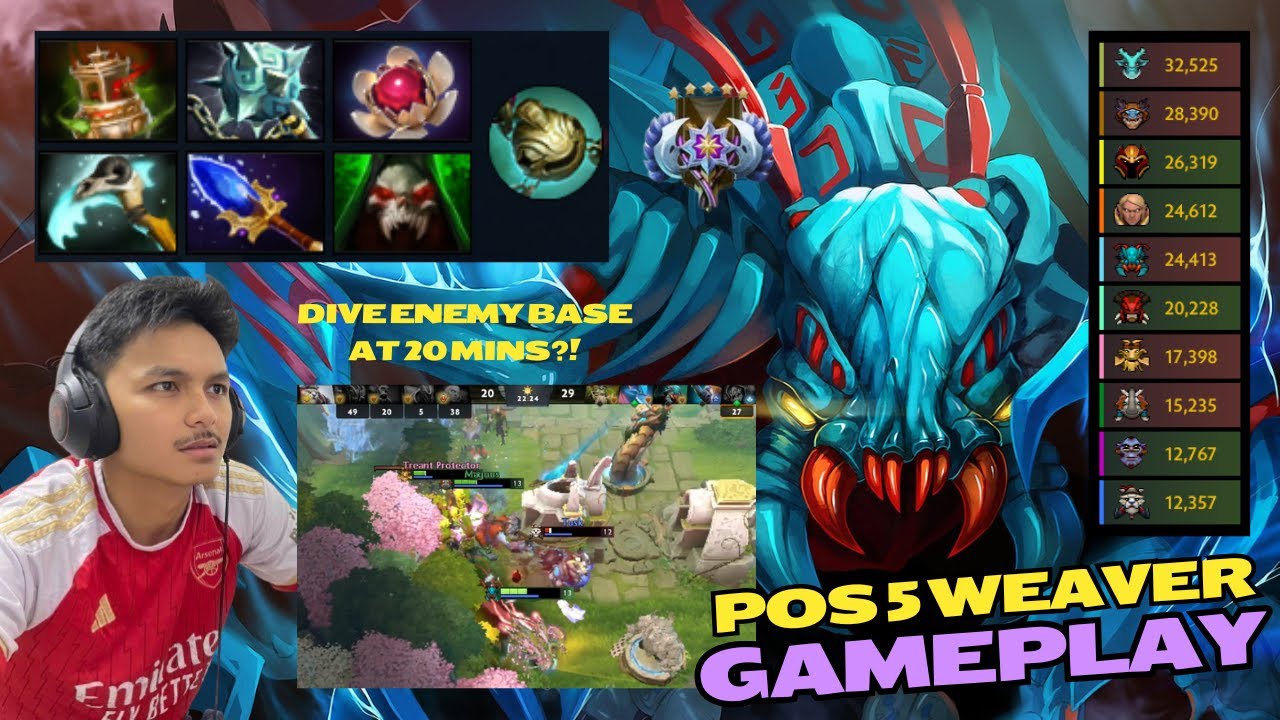 POS 5 WEAVER BREAKS THE META: RANK UP WON, ENEMY CARRY OUTCLASSED ...