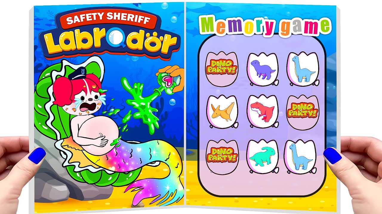 Mermaid Papillon Pregnant...What is Happening? ️ Making Quiet Game Book ...