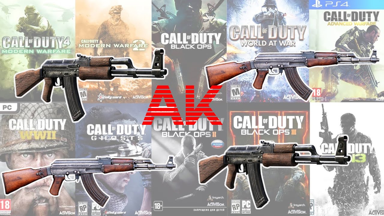 The Evolution of AK in Call of Duty - YouTube