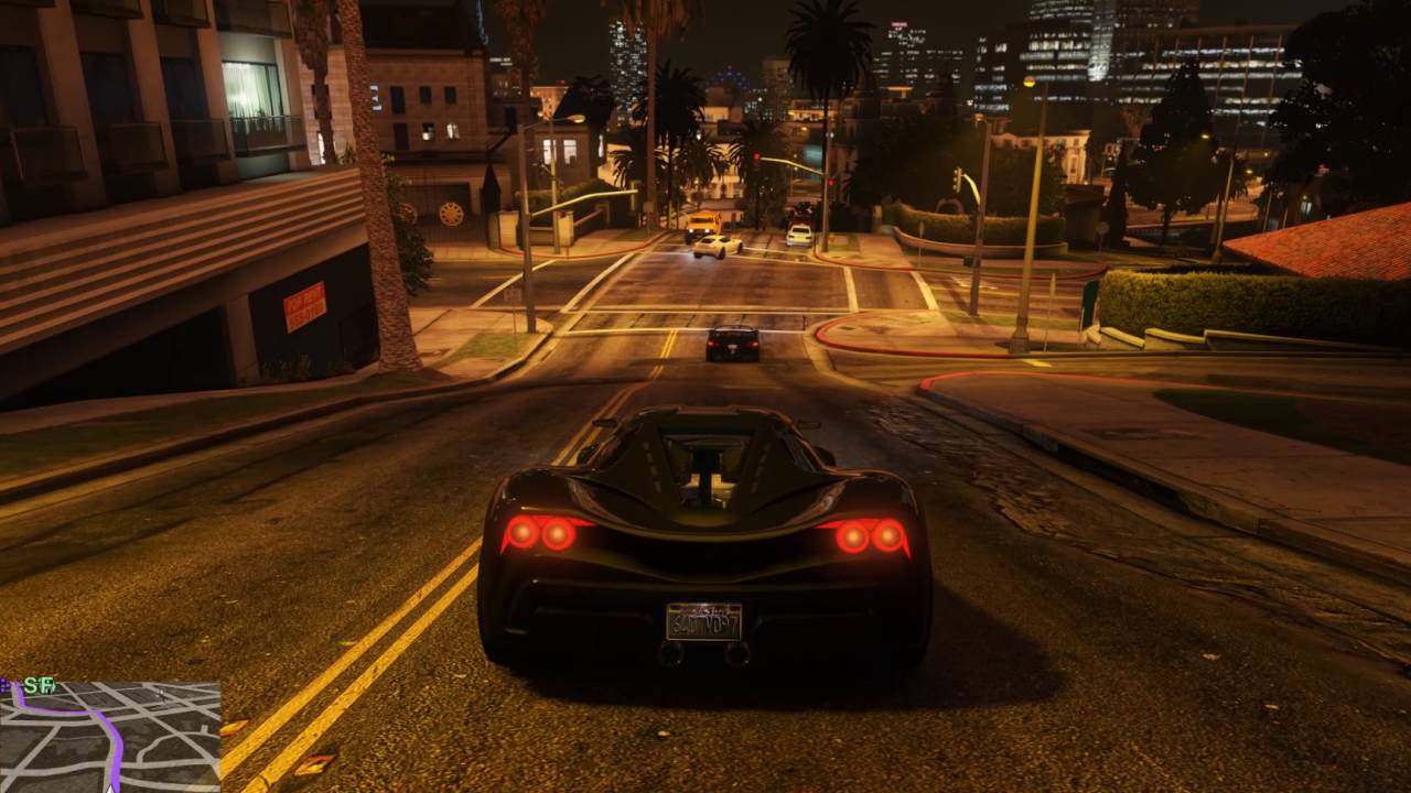 GTA 5 INSANE GRAPHICS NaturalVision(NIGHT) - YouTube