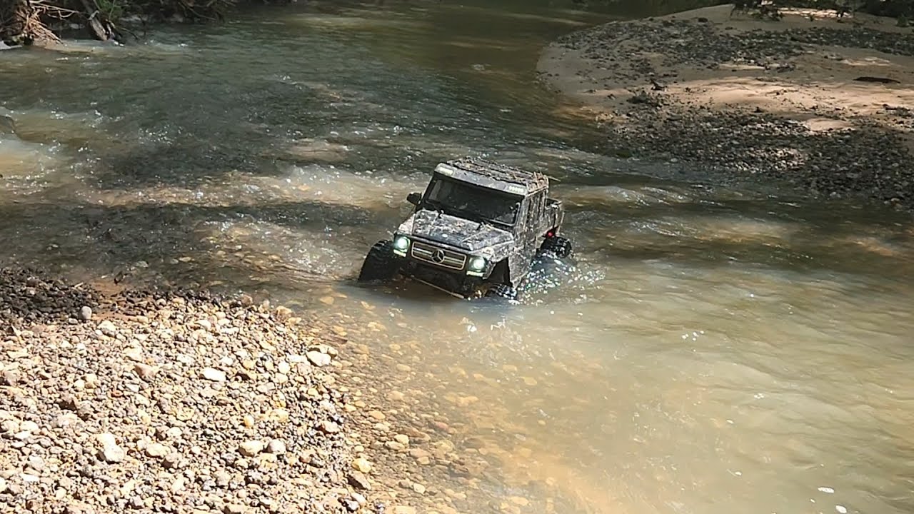 Trx6 gets wheels deep - YouTube
