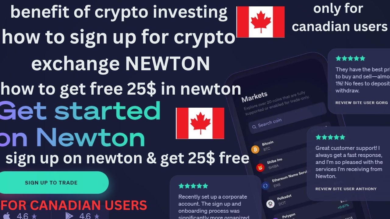how to set up newton account /how to sign up for newton cryptocurrency exchange and get 25$ free ...