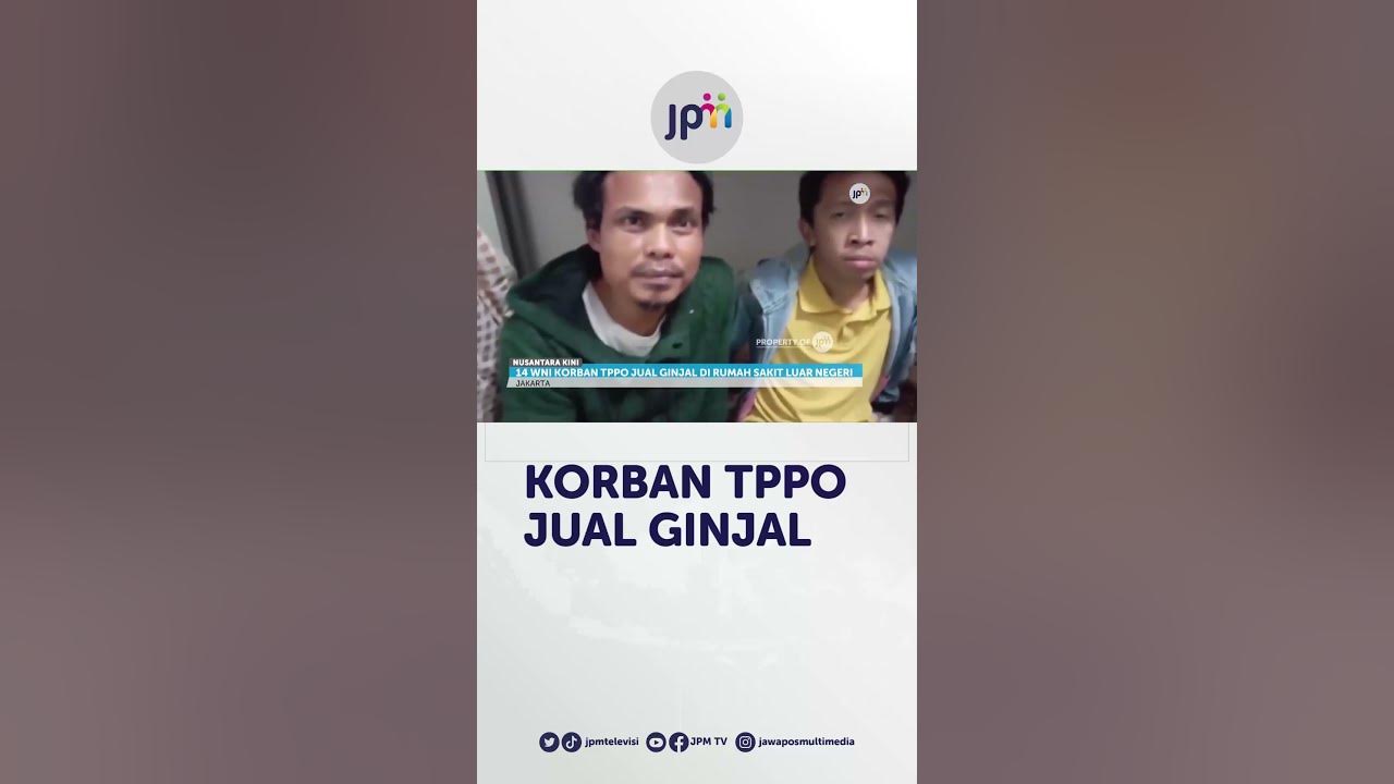 KORBAN TPPO JUAL GINJAL #shorts #jpmtv - YouTube