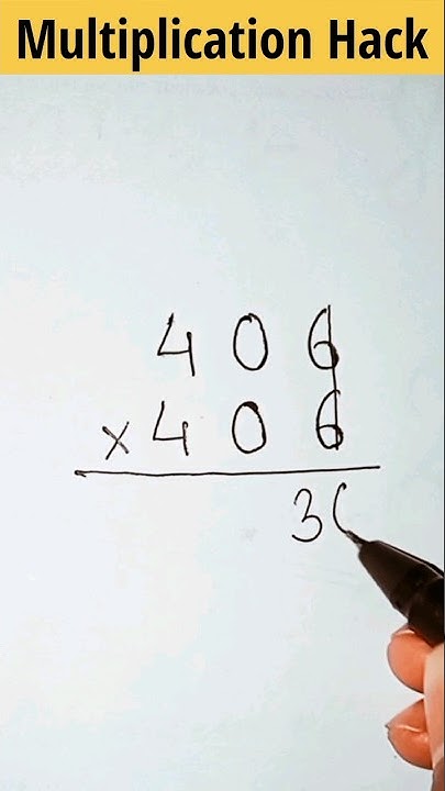 Multiplication hack! |Easy maths trick👍 |Tricky maths #shorts #youtubeshorts #viral #maths # ...
