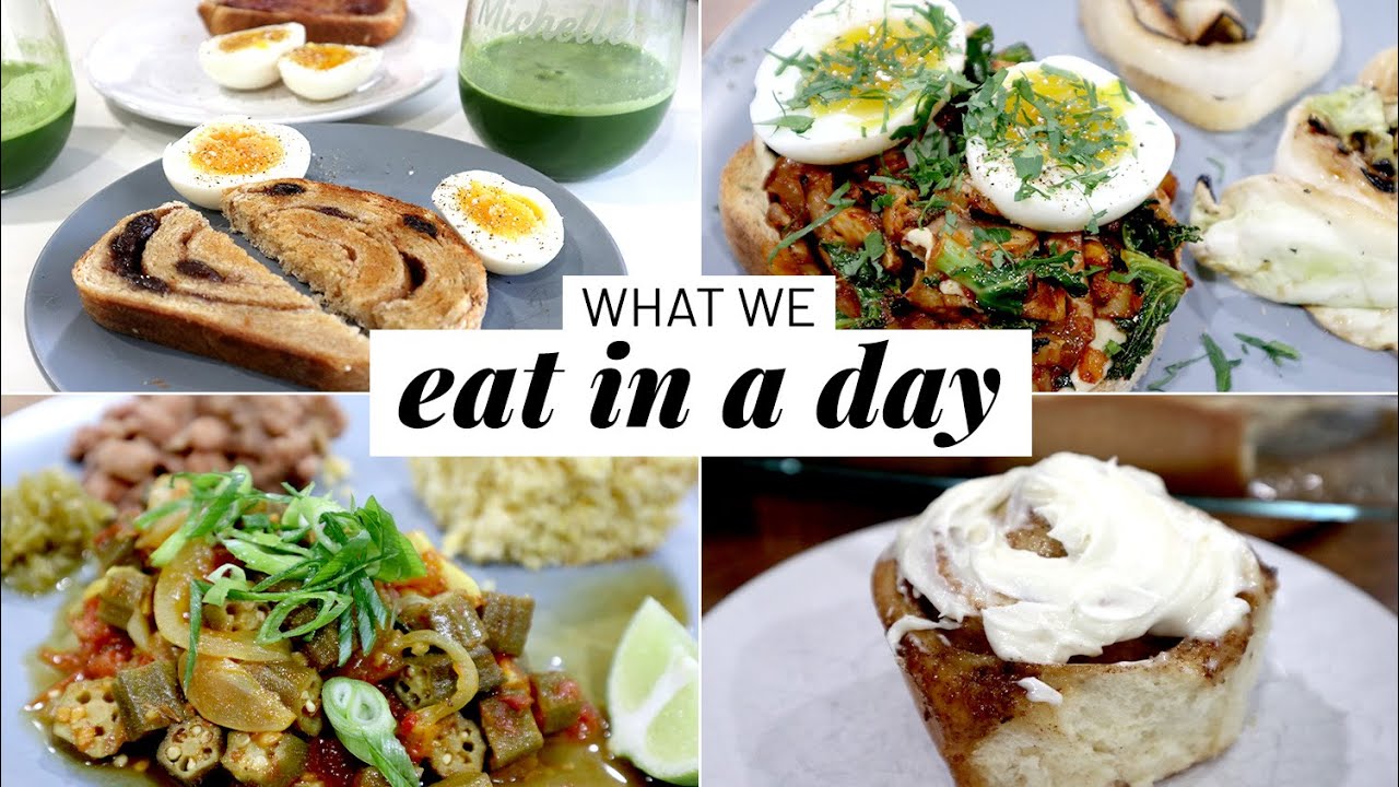 What we eat in a day - Healthy, plant-based, vegetarian ...