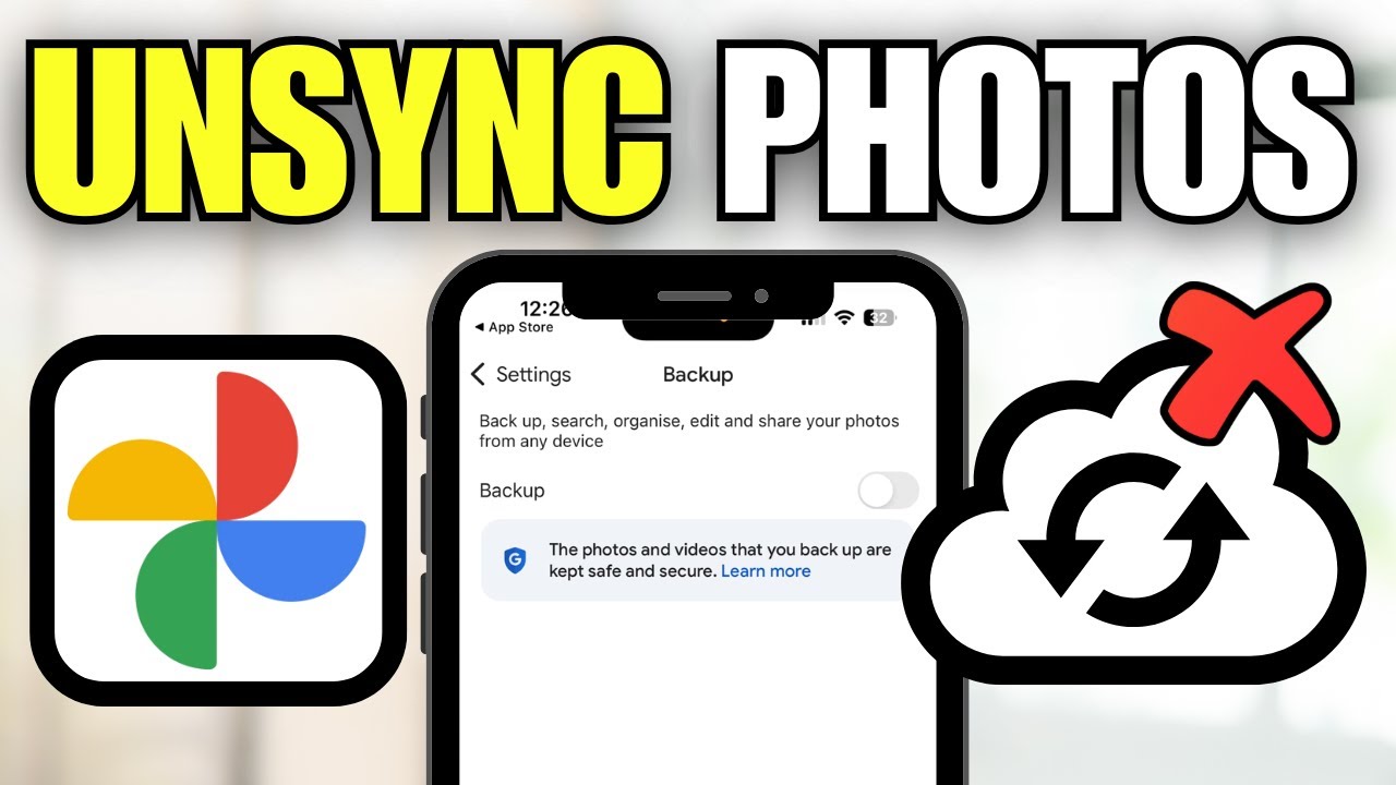 How To Unsync Google Photos From iPhone Gallery - YouTube