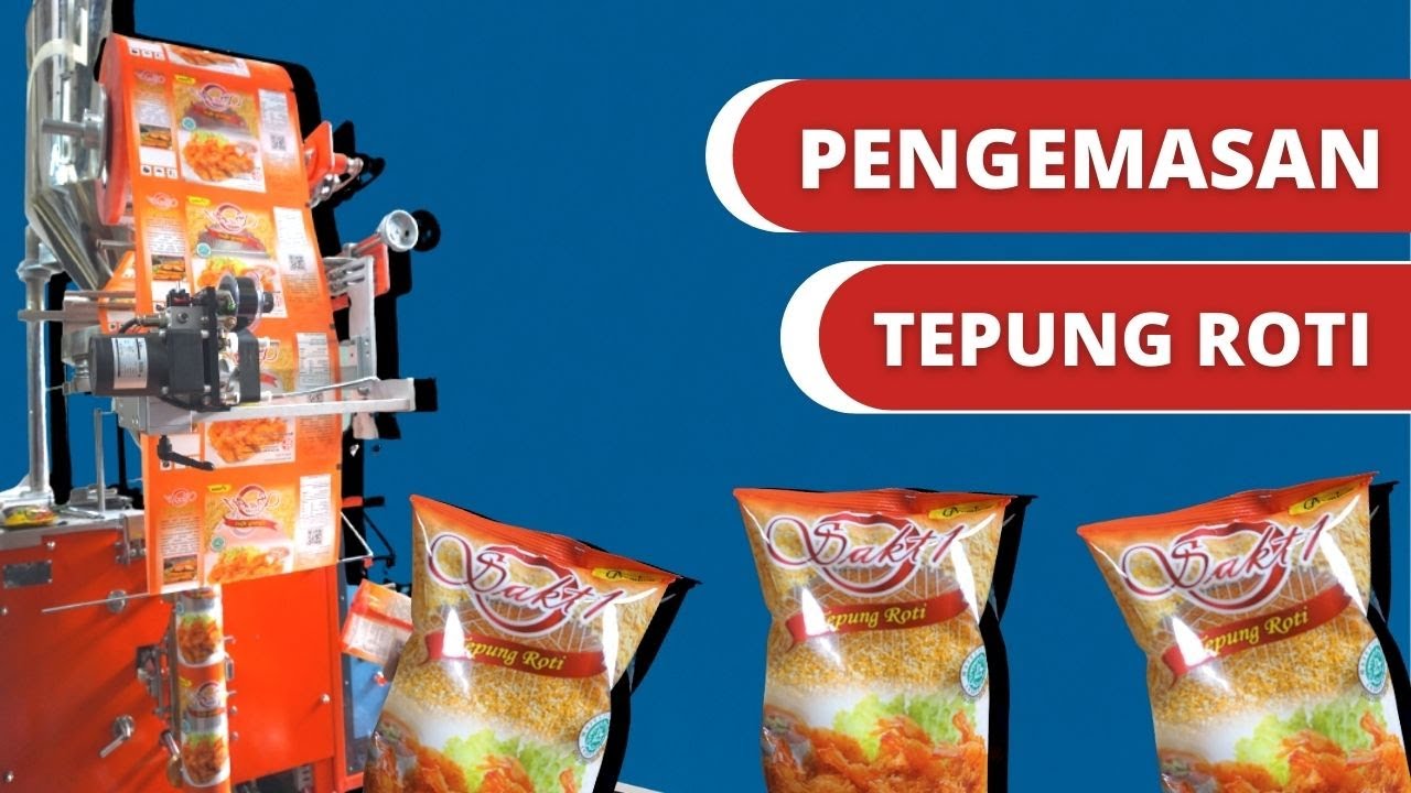 Mesin Packing Tepung Roti / Breadcrumbs , Carton Sealer , Bucket ...