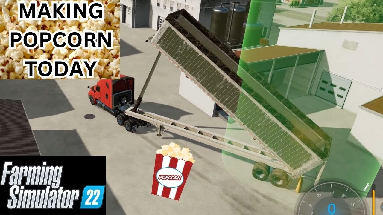 Farm Sim Saturday..Harvest the remainder of the corn and semi truck ...