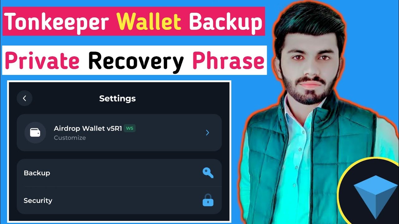 TONKEEPER Wallet Recovery Phrase | How To Backup TONKEEPER Wallet | TON ...