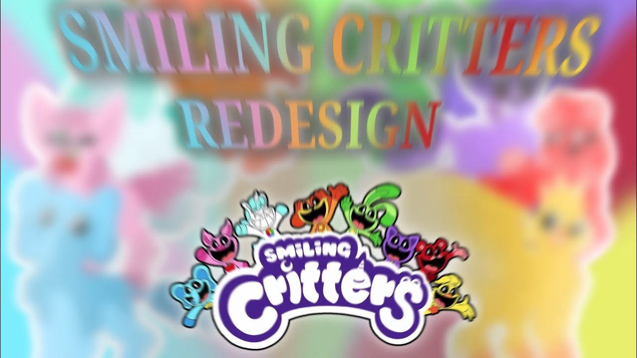 Smiling Critters Redesign Compilation - Poppy Playtime Speedpaint - YouTube