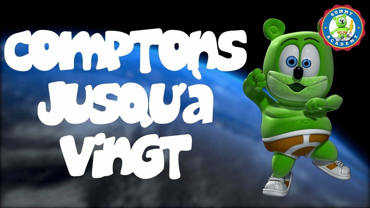 Learn to COUNT TO 20 in FRENCH with Gummibär * COMPTONS JUSQU'Á VINGT ...