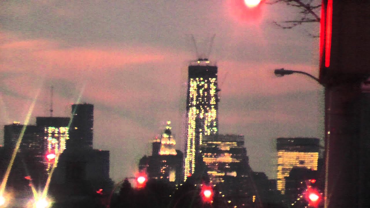 Night Time View of the Freedom Tower - YouTube