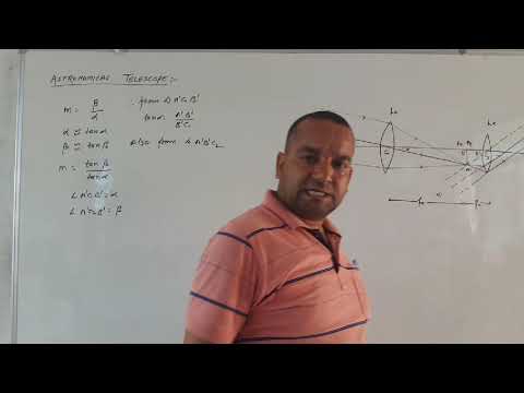 Astronomical telescope when final image is at infinity - YouTube
