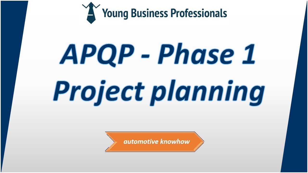 APQP Phase 1 - Project planning - YouTube