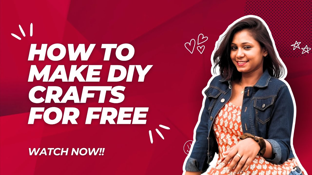 How to make DIY crafts for free ️ #diticrafts #diy #craft #paper #free ...