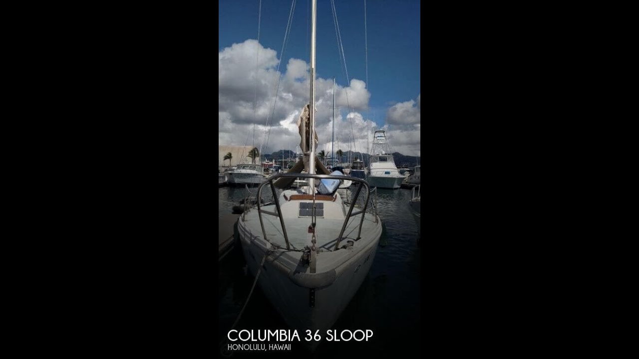 [SOLD] Used 1969 Columbia 36 Sloop in Honolulu,, Hawaii - YouTube