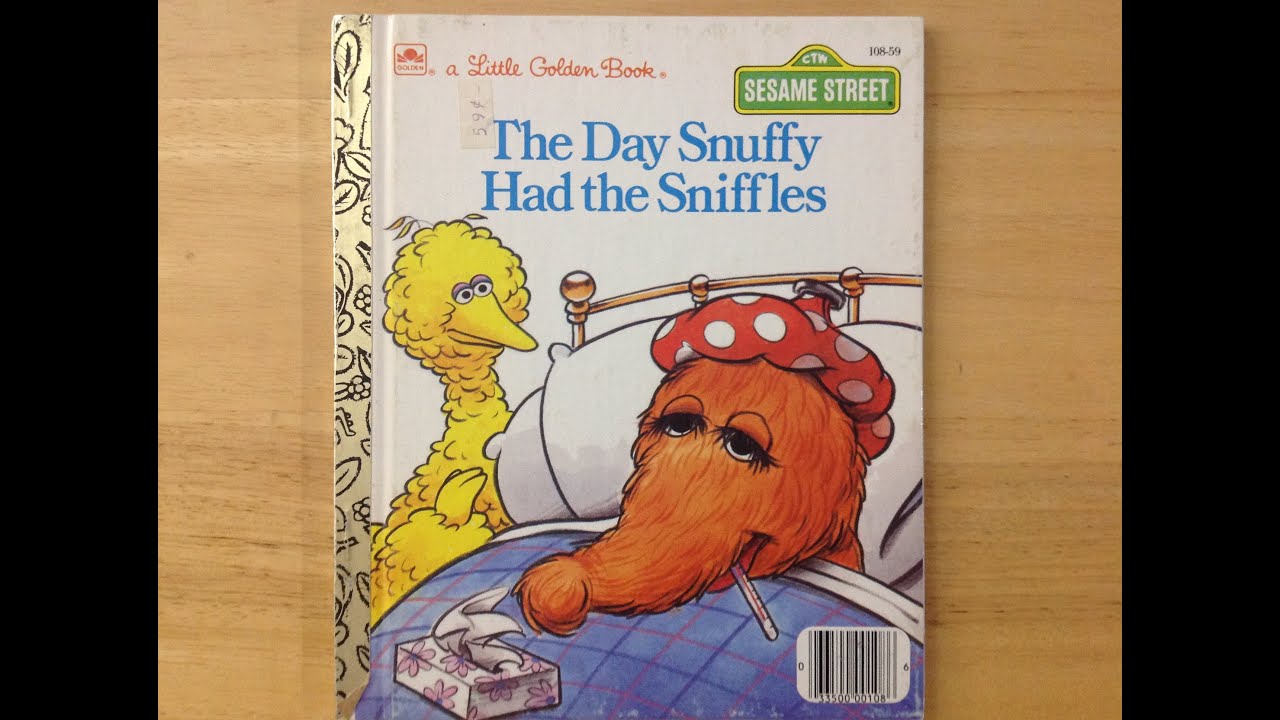 Sesame Street's The Day Snuffy Had the Sniffles Read Aloud - YouTube