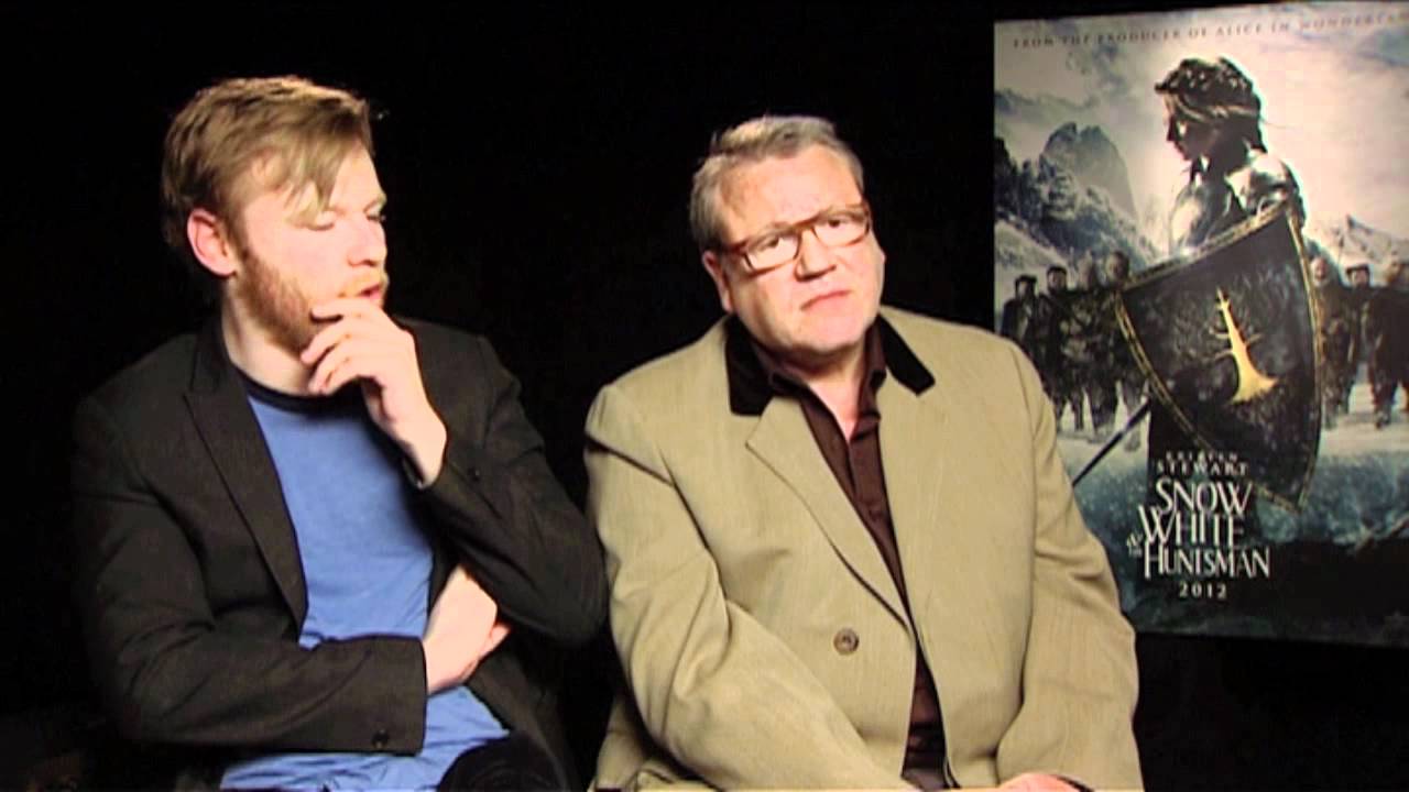 Ray Winstone and Brian Gleeson Snow White and the Huntsman Interview on ...