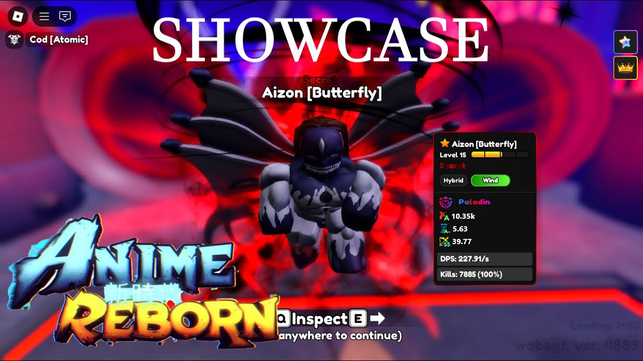 AIZEN SHOWCASE *EVOLVED* SECRET UNIT IN ANIME REBORN! - YouTube