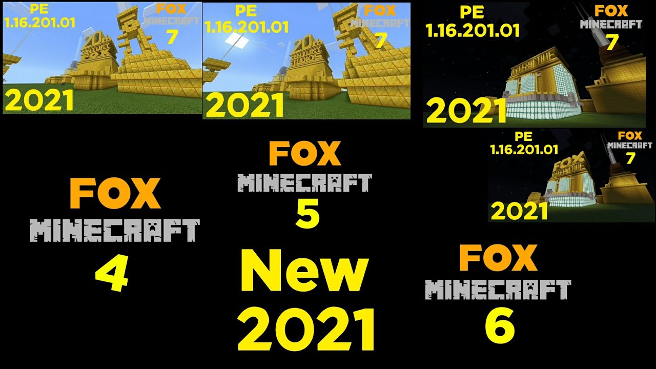 Fox Logo (Minecraft) 4, 5 and 6 in New 2021 - YouTube