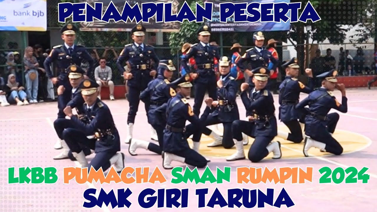 PENAMPILAN PASUKAN...!!! PASKIBRA SMK GIRI TARUNA - LKBB PUMACHA SMAN 1 ...