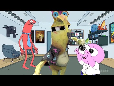 Smiling Friends but it's only Gwimbly