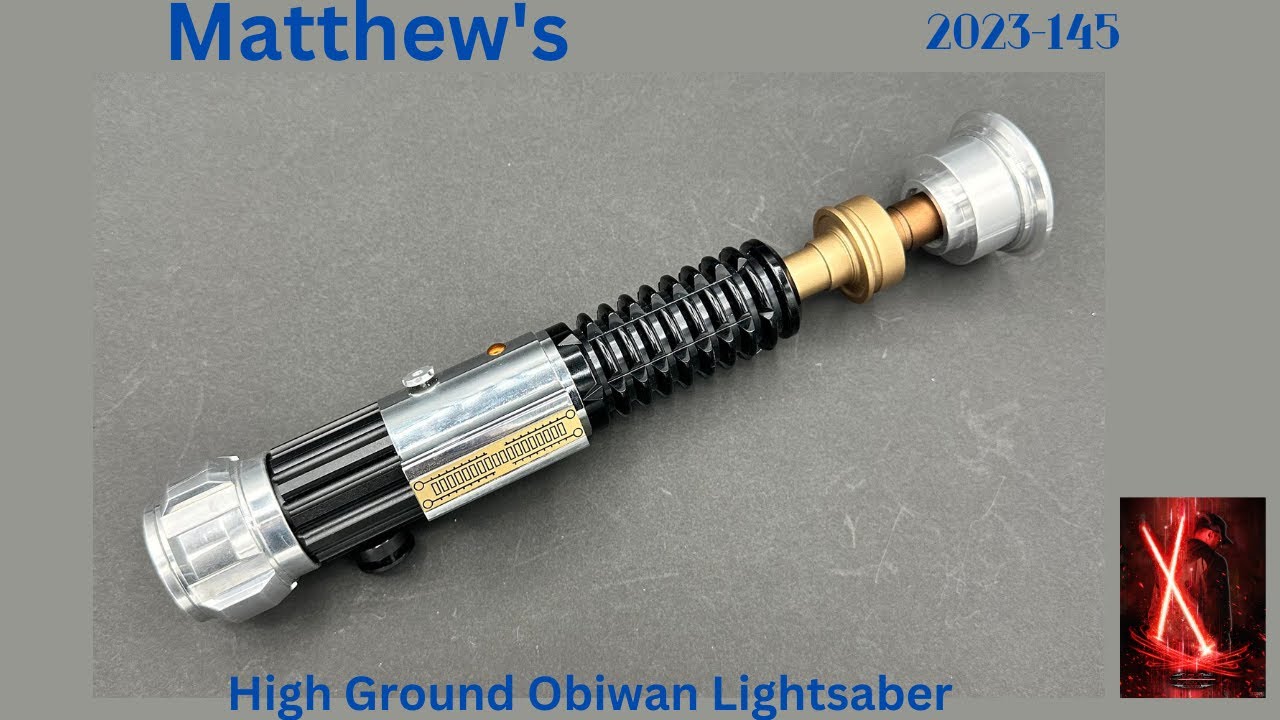 Matthew's Obiwan Kenobi "High Ground" Neopixel Lightsaber with Proffie ...