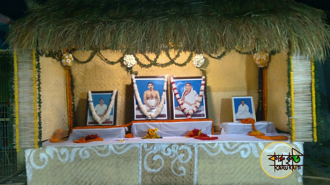 Karukriti temporary Temple - YouTube