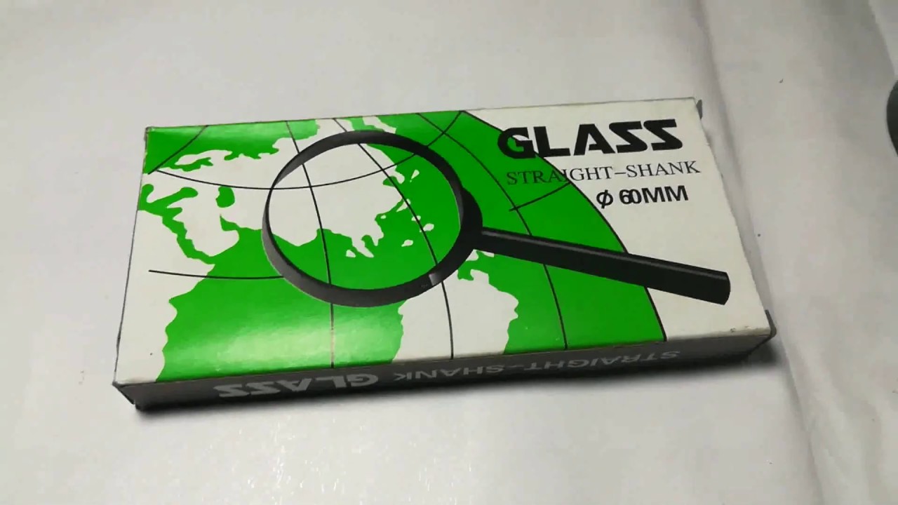 Shank 5x Magnifying Glass Straight Shank Loupe 60 mm - YouTube